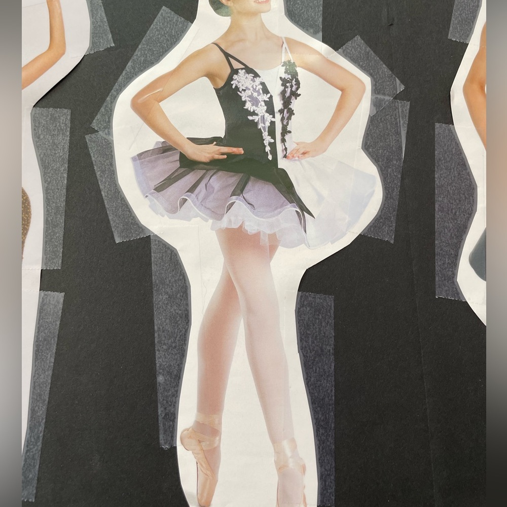 Weissman Pointe Costume. Black And White. Adult Large - Gem